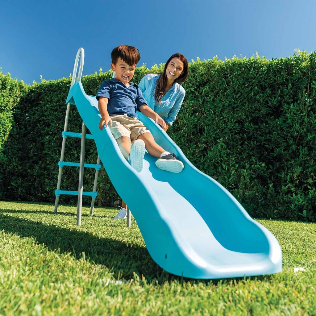INTEX 44107 - Rutsche (blau, 251x84x147cm) | Kaufland.de