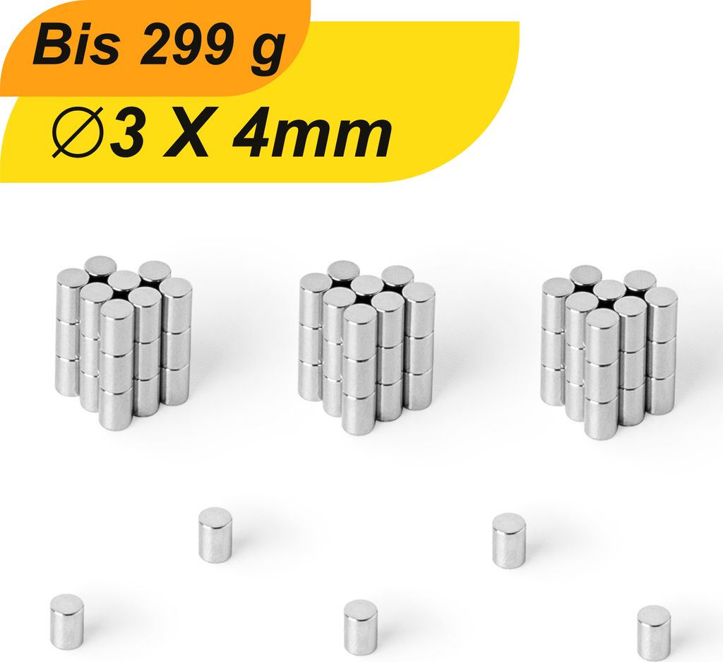 10 x Neodym Magnet 3x4 mm – Starke | Kaufland.de