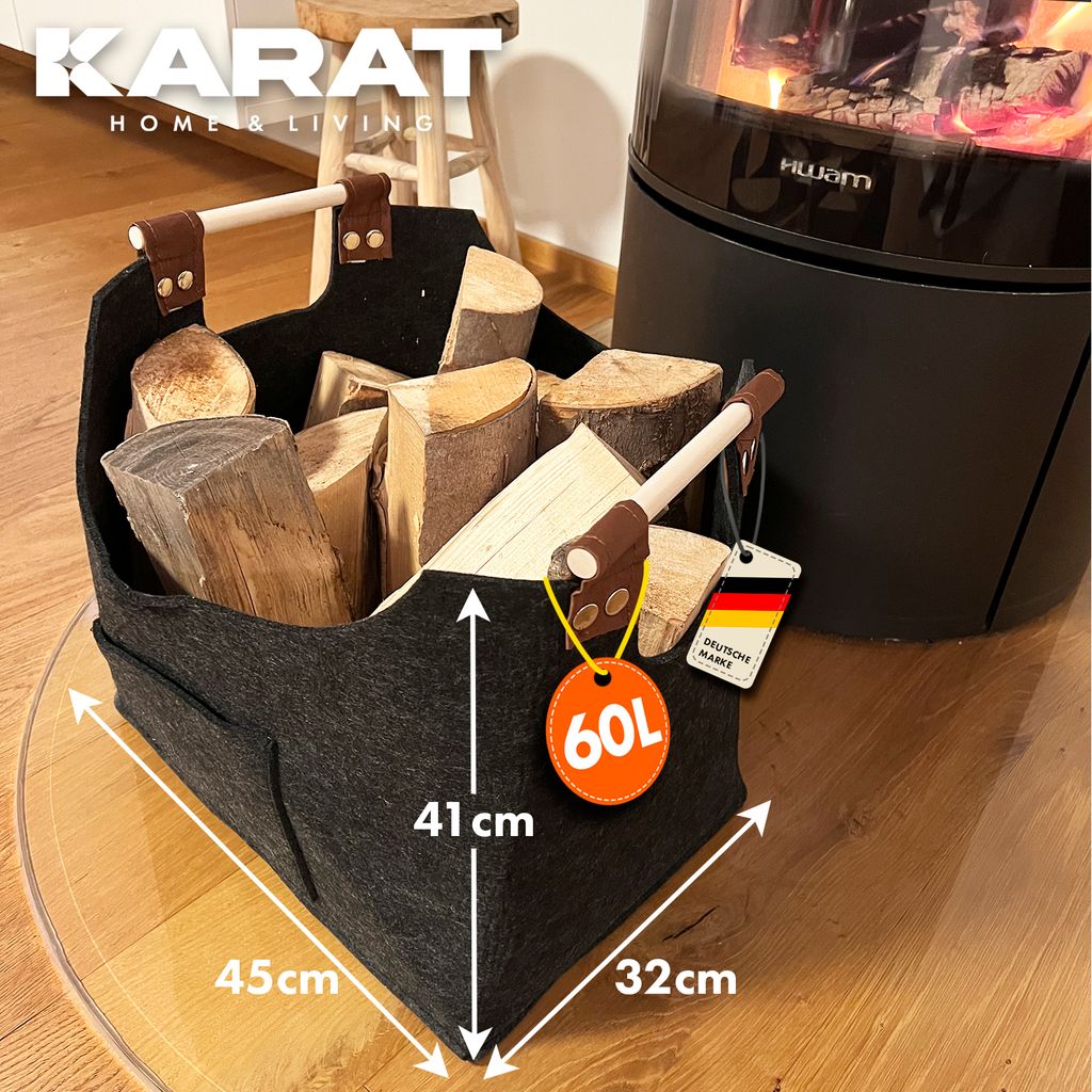 Filztasche Vesta Kaminholztasche | Kaufland.de