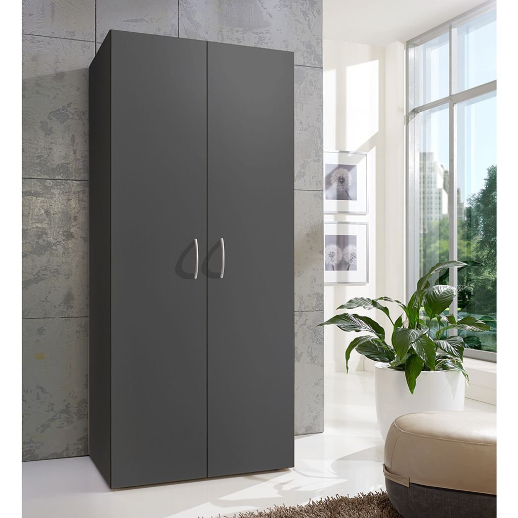 Schrank 2-türig graphit MIAMI-43, B/H/T ca. | Kaufland.de