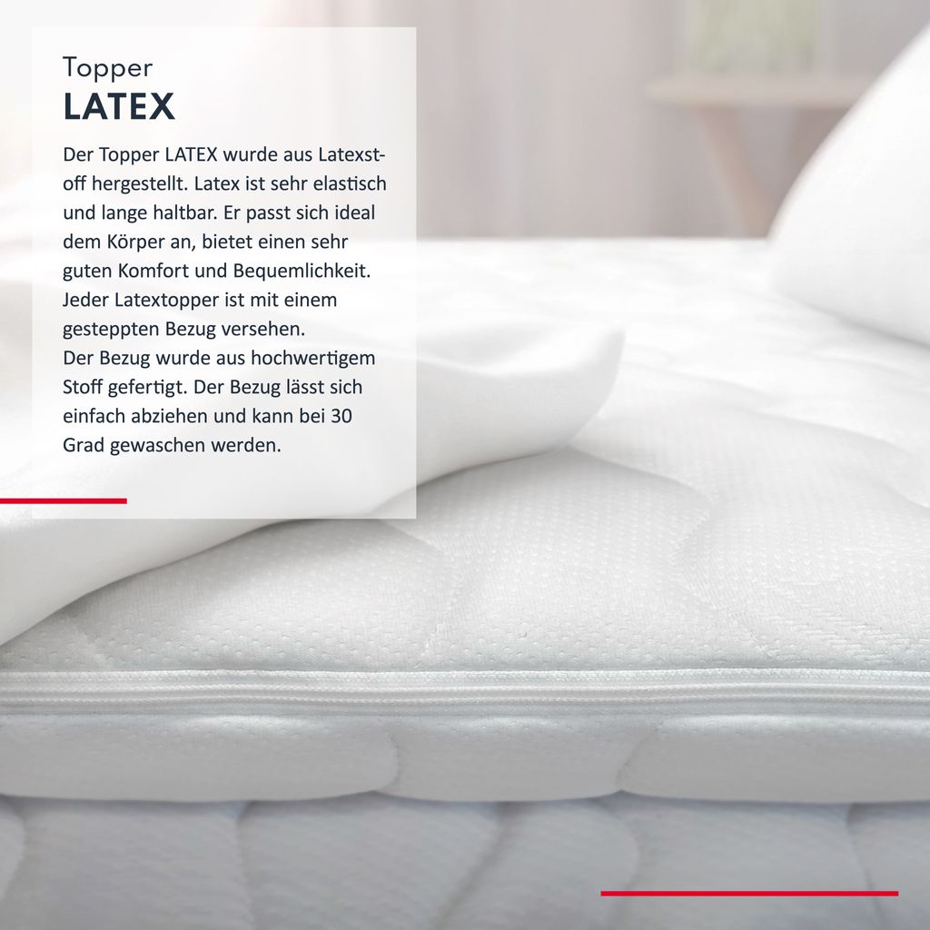 Topper 120x200 cm Matratzenauflage mit LATEX | Kaufland.de