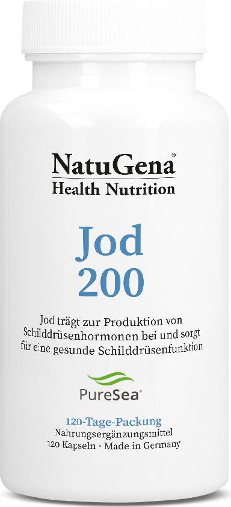 Jod 200 aus Alge Knotentang Kapseln 120 St