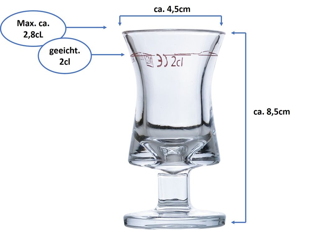 Schnapsglas Rittmeister mit Eiche 2cl - 12 | Kaufland.de