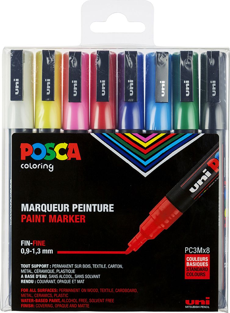 POSCA Marker UNI PC-3M 8er Set Fixka | Kaufland.sk