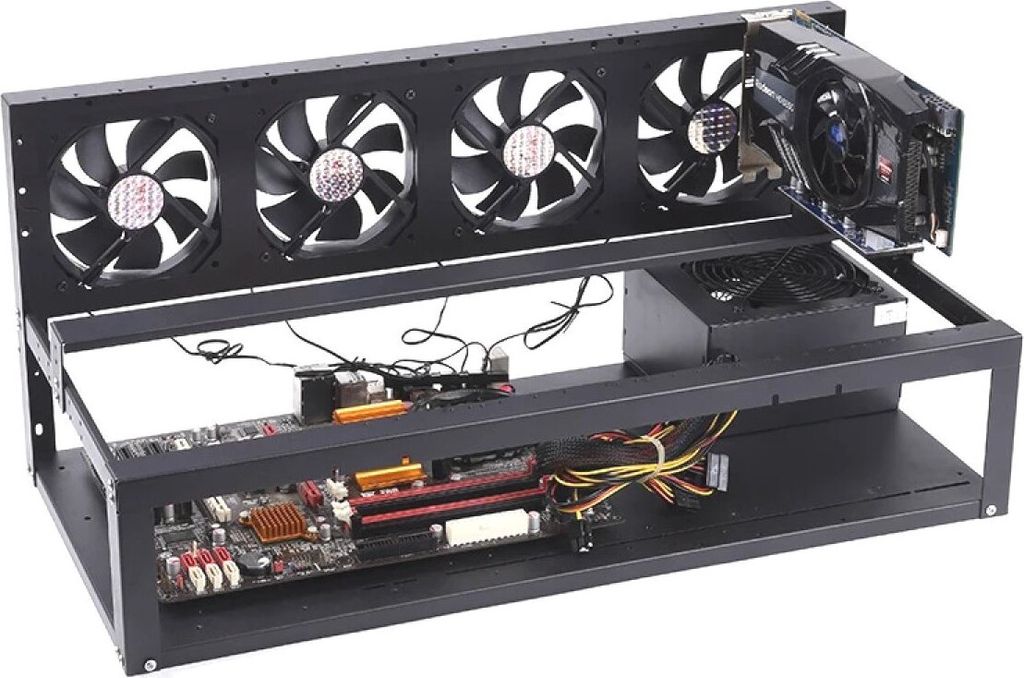 BRAINZAP 6 GPU Open Air Ctypto Mining - Case | Kaufland.cz