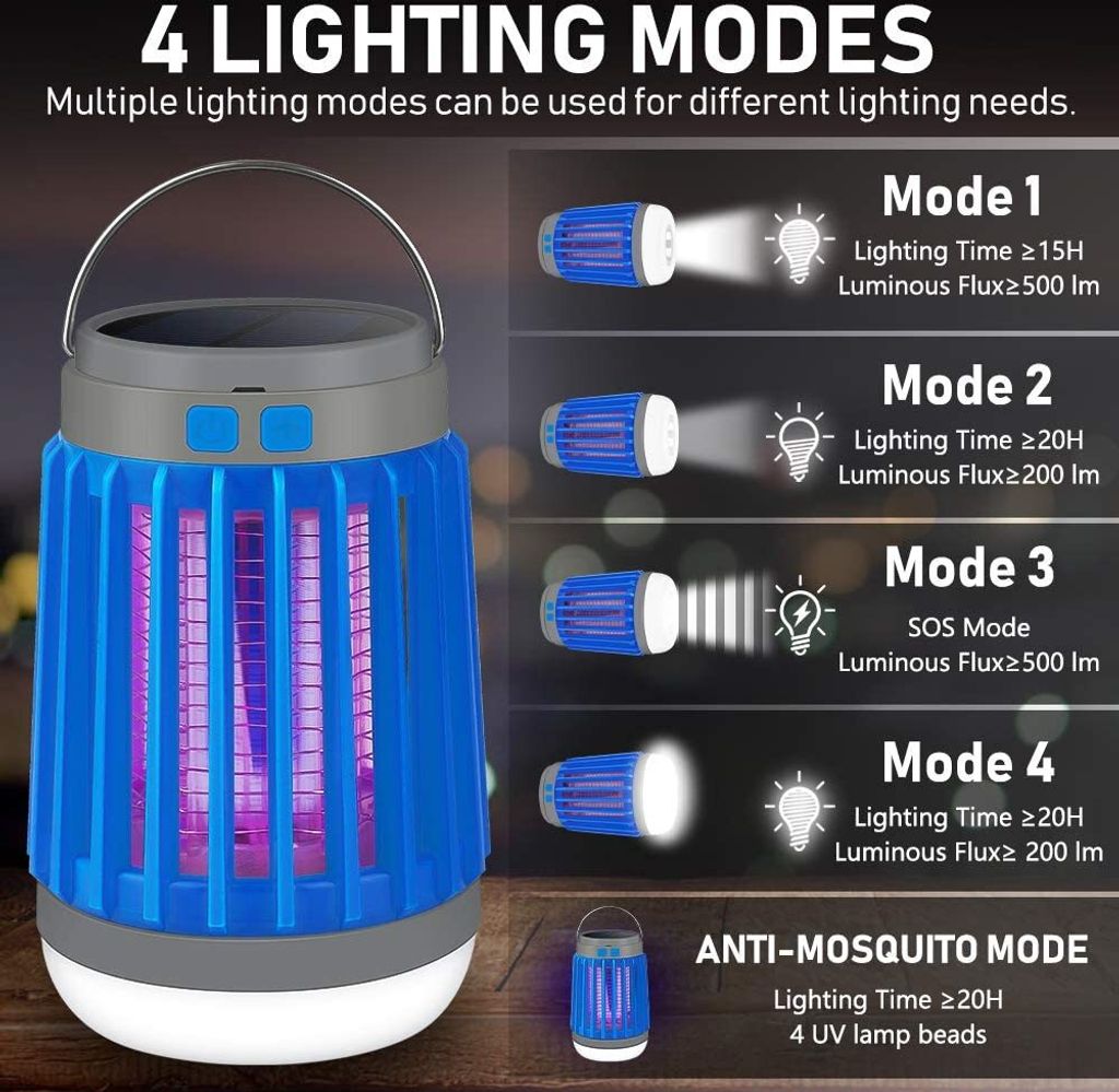Solar Insektenvernichter Insektenlampe 3-In-1 | Kaufland.de