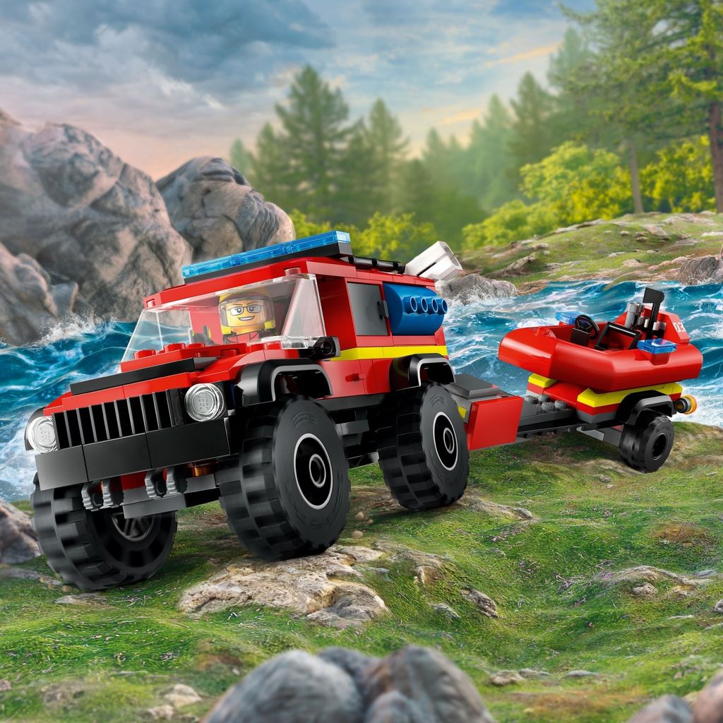 LEGO® City 60412 Hasičský vůz 4x4 a záchranný | Kaufland.cz