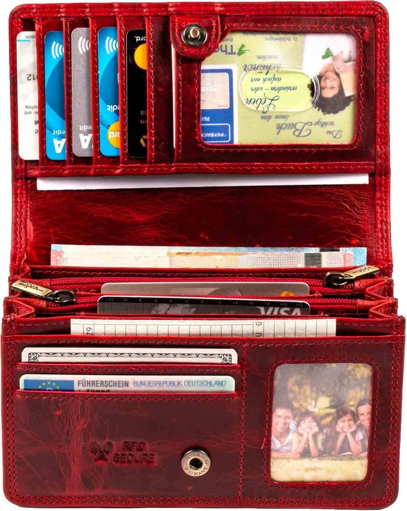 MATADOR Leder Damen Langbörse Geldbörse RFID | Kaufland.de