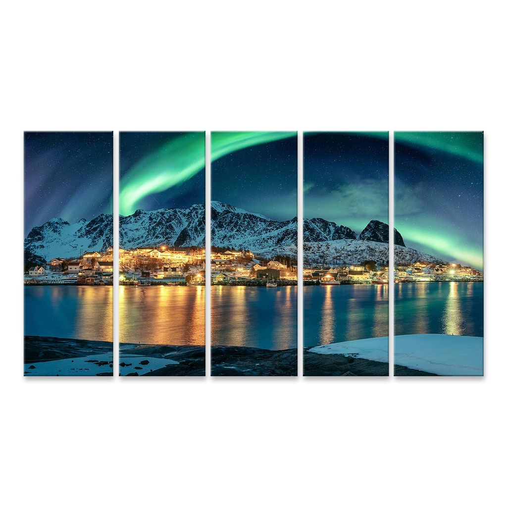 islandburner Bild auf Leinwand Aurora | Kaufland.de