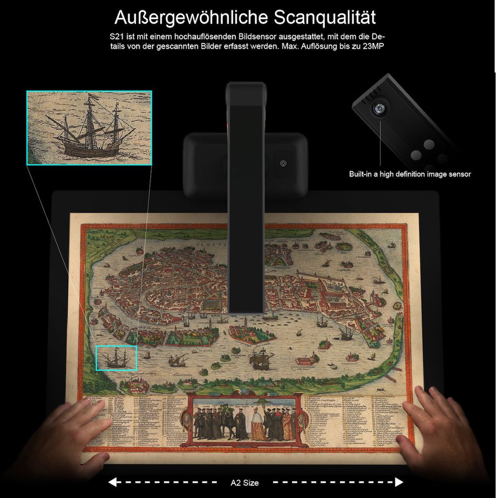 Viisan S21 A2 Overhead-Scanner für | Kaufland.de