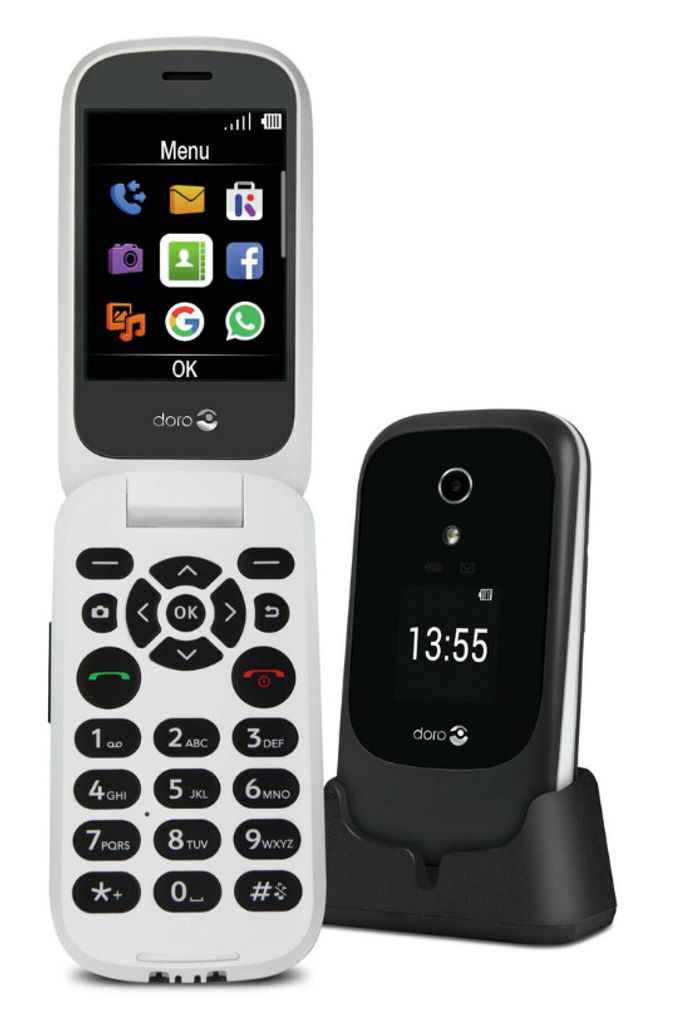 Doro 7070 Schwarz LTE WiFi Tasten Klapphandy | Kaufland.sk