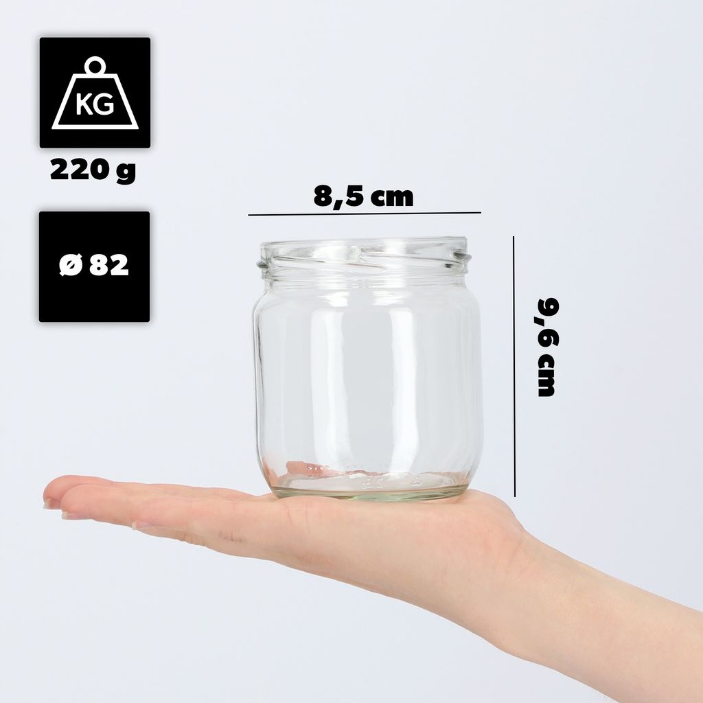 KADAX 12x Słoik Słoiki 425ml Szklany Słój Na | Kaufland.pl