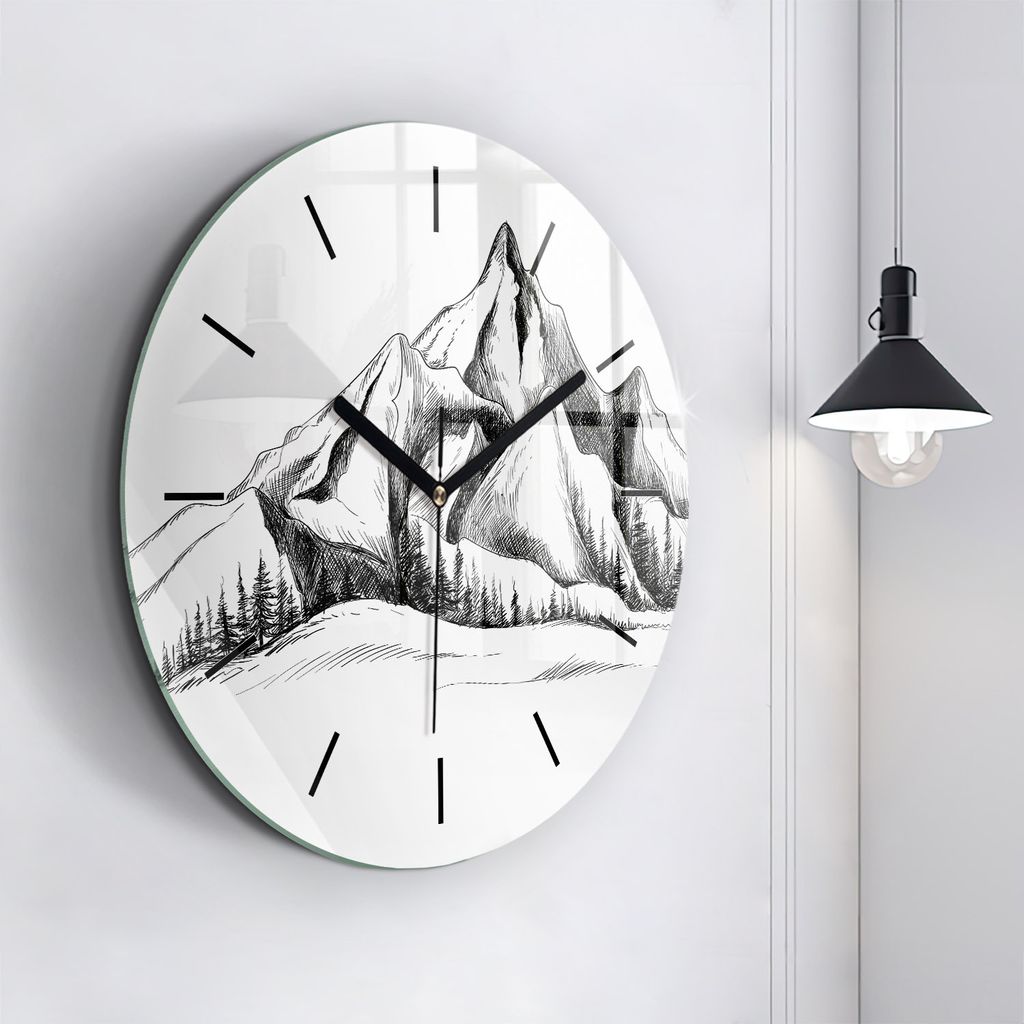 Wallfluent Hodiny - Kulaté Skleněné Nástěnné | Kaufland.cz