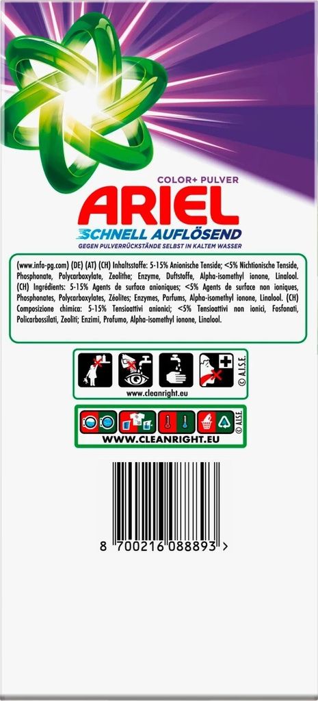 Ariel Pulver Color 1.5KG - 25WL | Kaufland.de