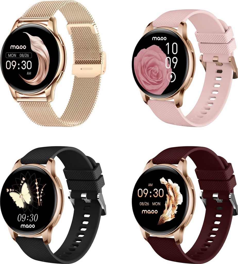 Maoo Ventura AMOLED Smartwatch Damen, RVS und | Kaufland.de