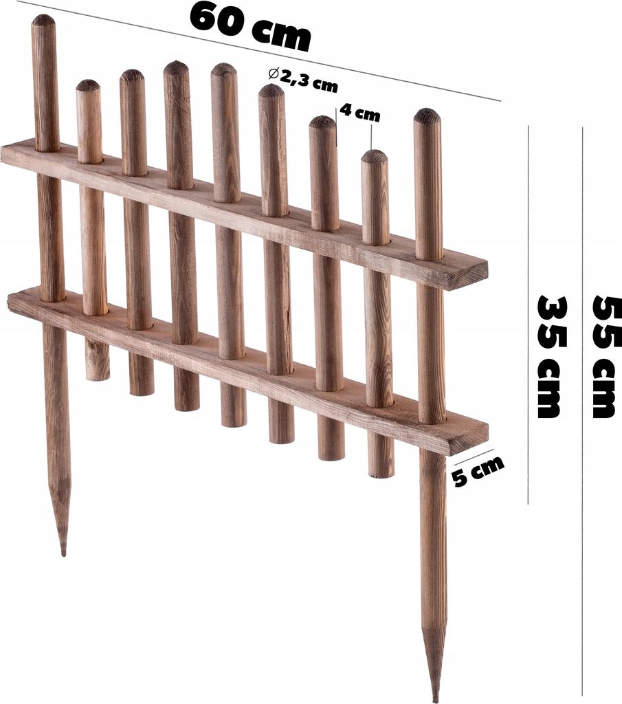 Zahradní plot KADAX "Rucar", z přírodního | Kaufland.cz