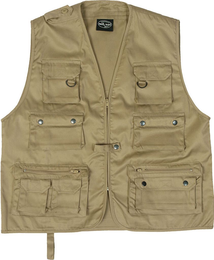 Mil-Tec - Angler-/Jagdweste 10701004 beige | Kaufland.de