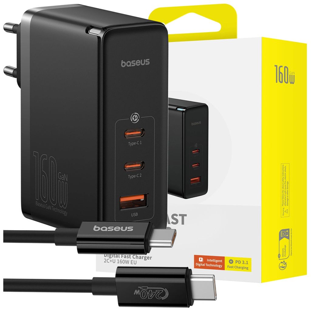 Baseus GaN5 Pro 160W Ladegerät mit 2x USB-C / | Kaufland.de