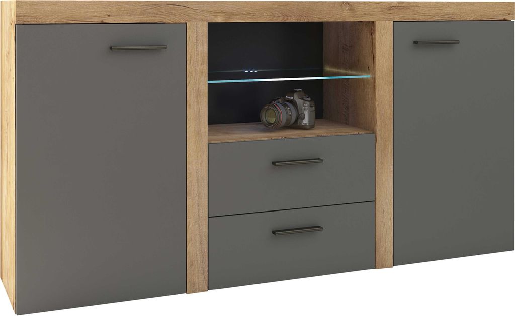 Furnix Kommode Alvor 2F2S 2-türige Anrichte | Kaufland.de