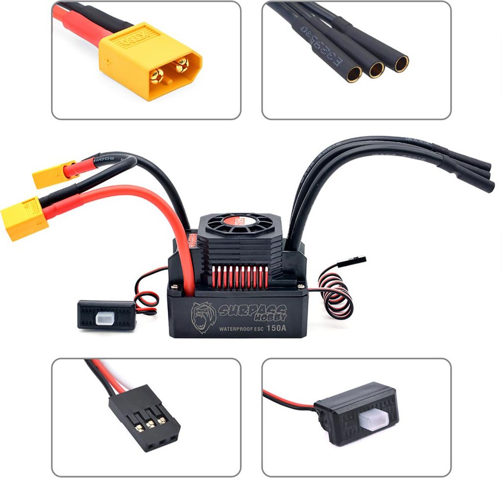 150A ESC mit BEC 3-6S XT60 Plug Lipo | Kaufland.de