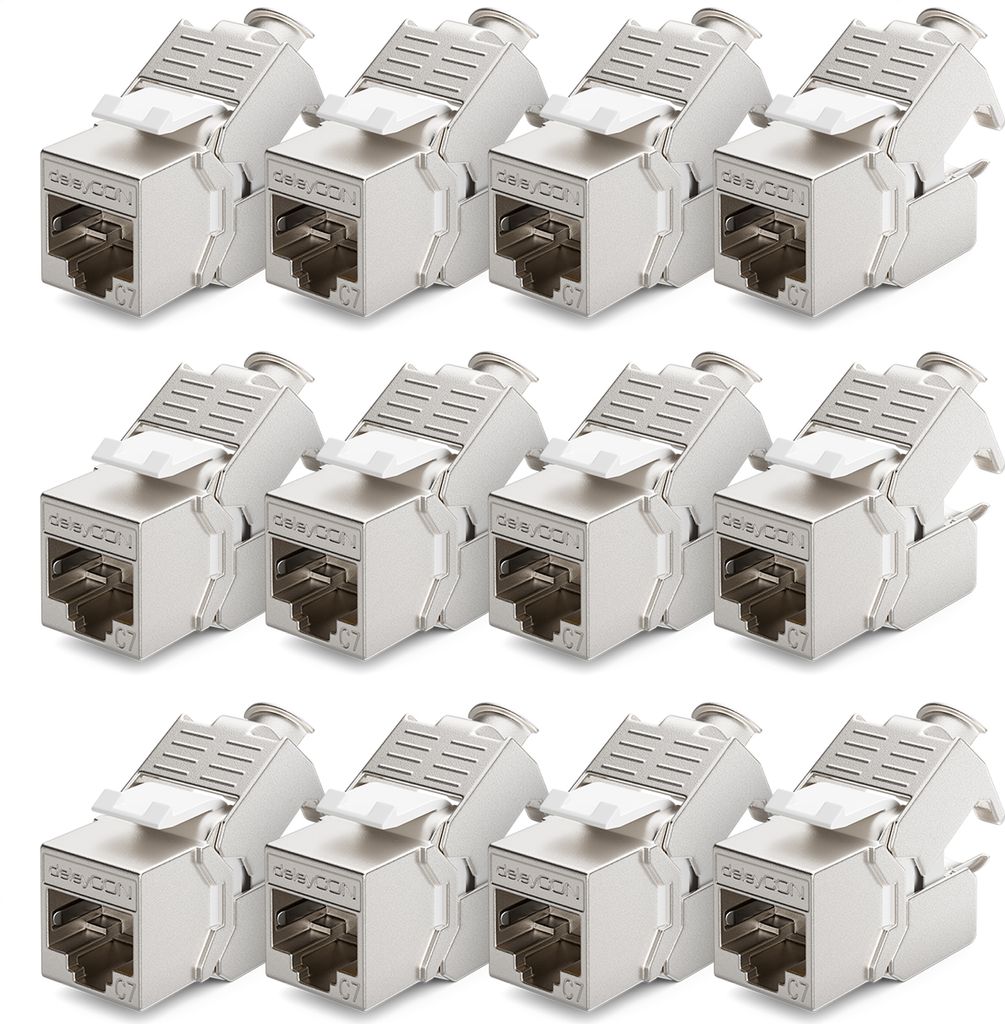 deleyCON 12x CAT 7 Keystone Jack Modul | Kaufland.de