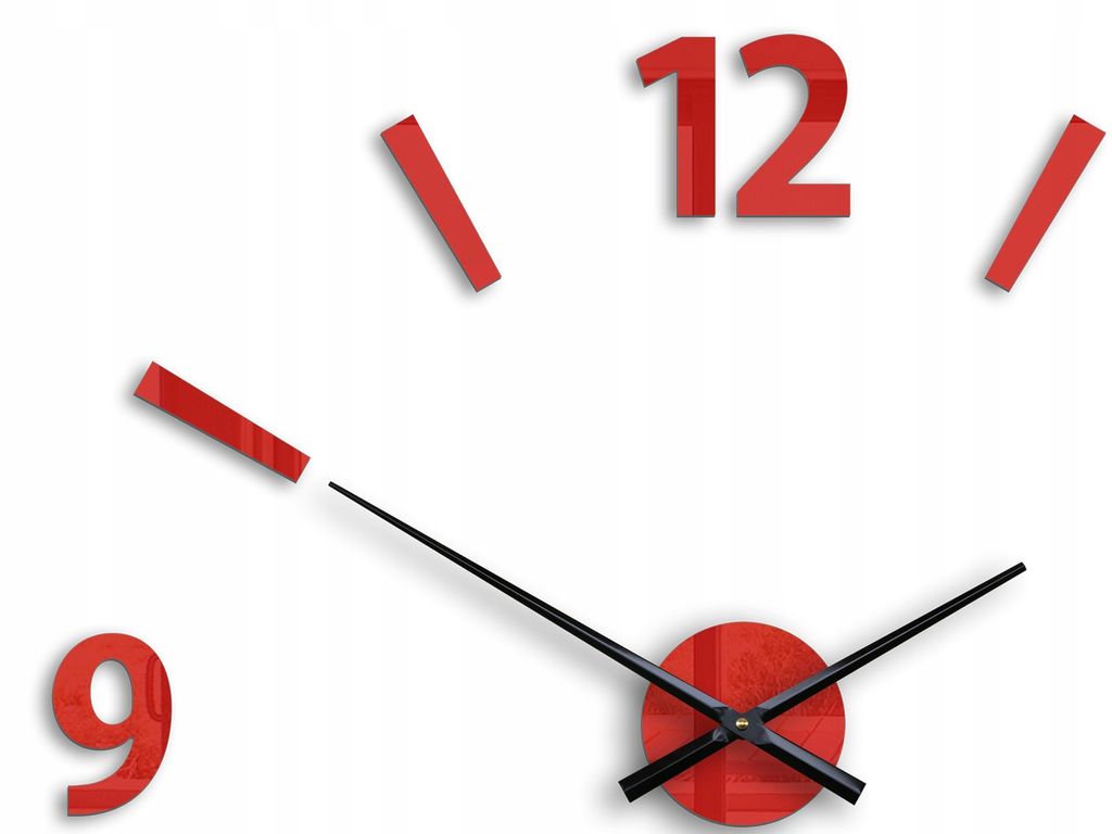 ModernClock, Uhr, wanduhr rot groß, wanduhr | Kaufland.de