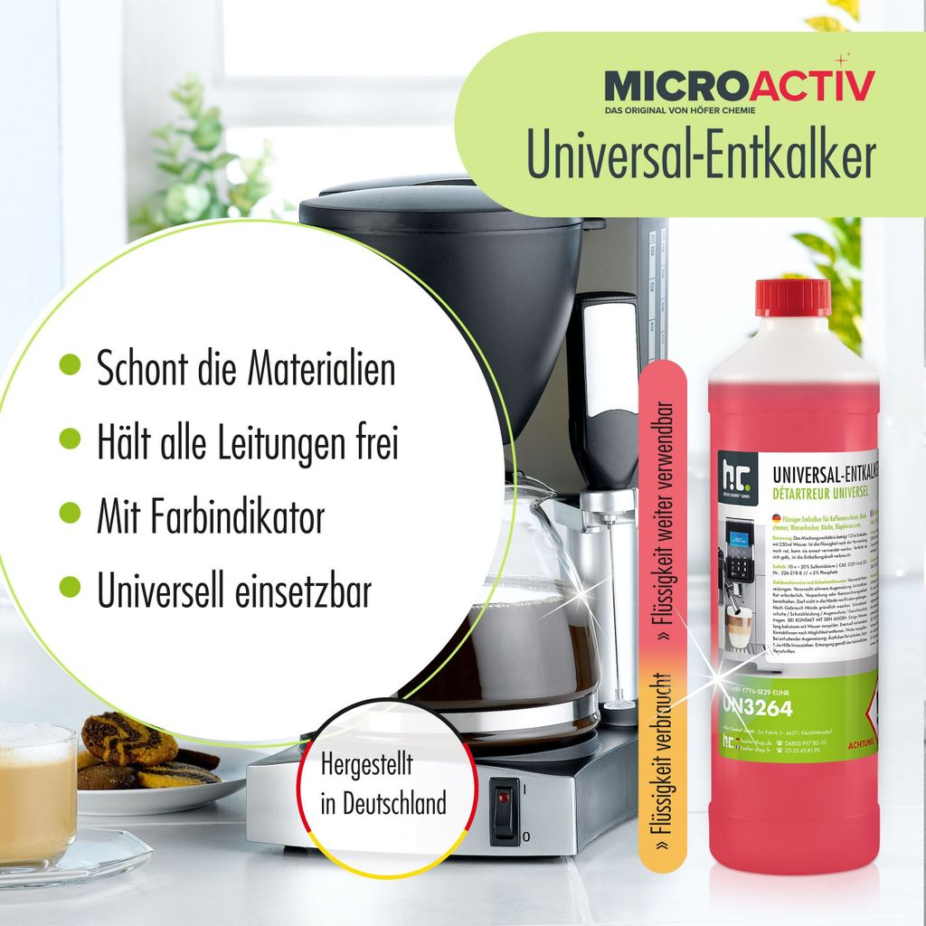 6x 1 L Microactiv® Universal Entkalker mit | Kaufland.de