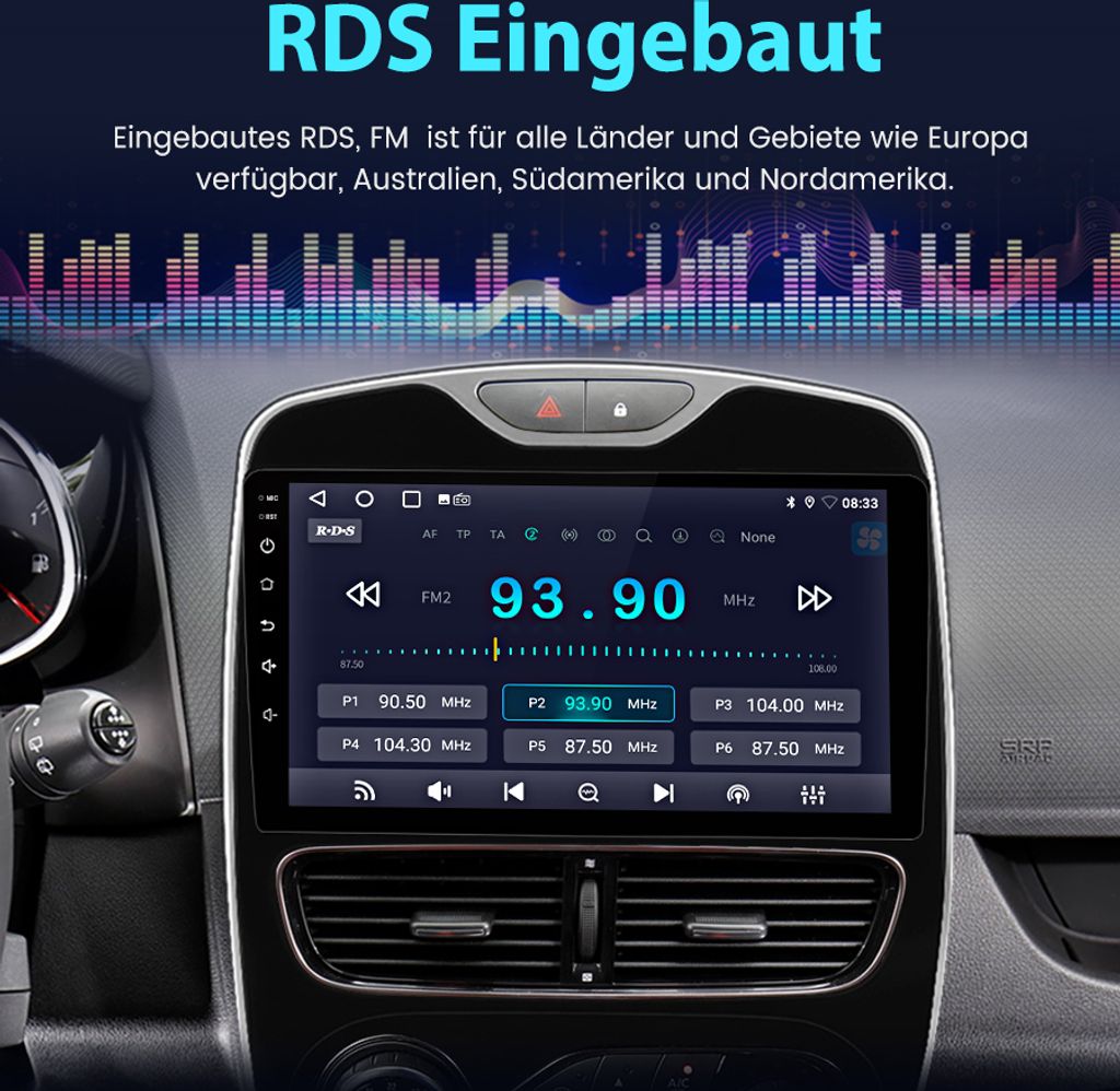 10"1+32G Android12 Autorádio pre Renault Clio | Kaufland.sk