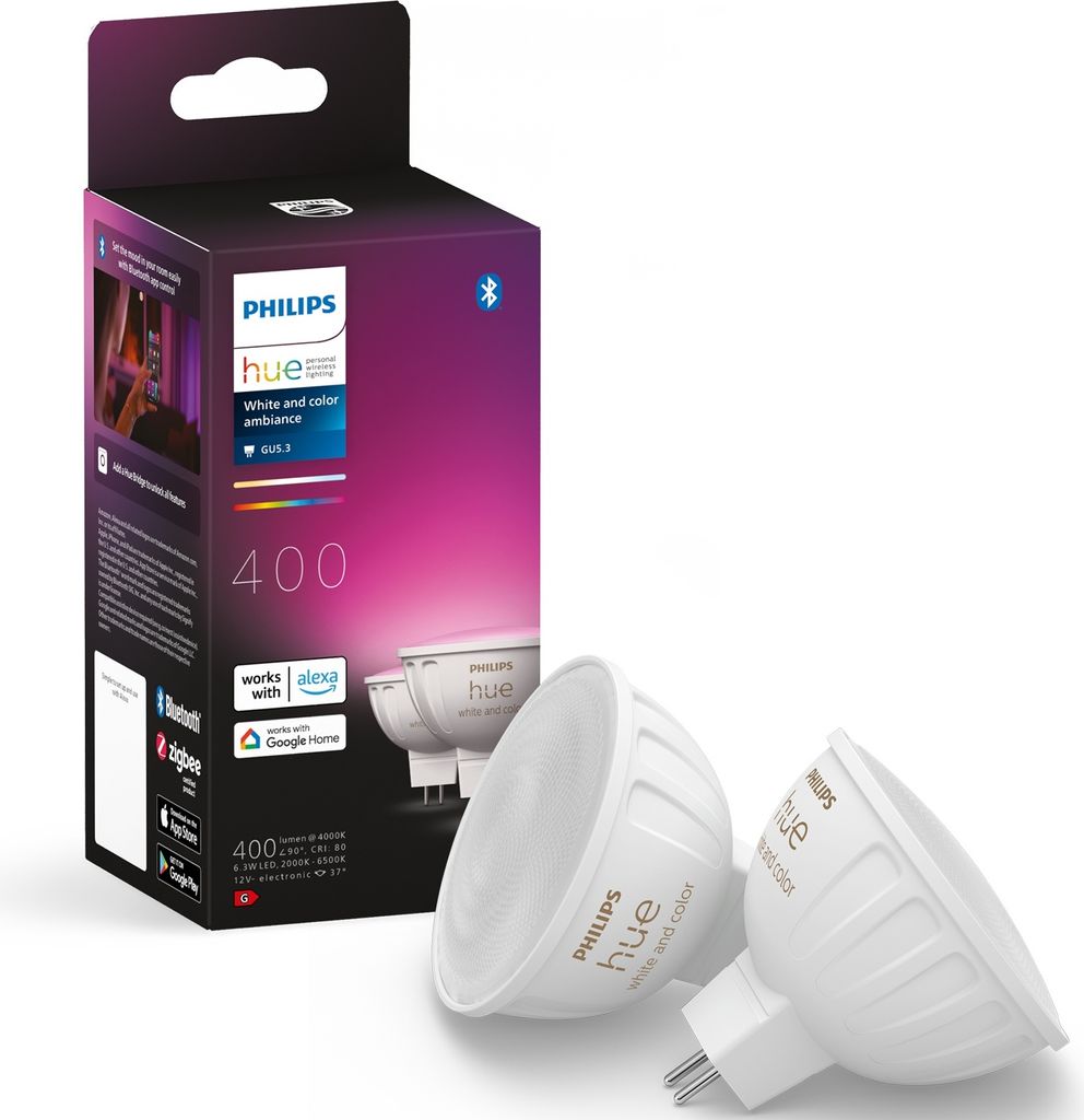 Philips Hue White& Col. Amb. MR16 LED lampa | Kaufland.sk