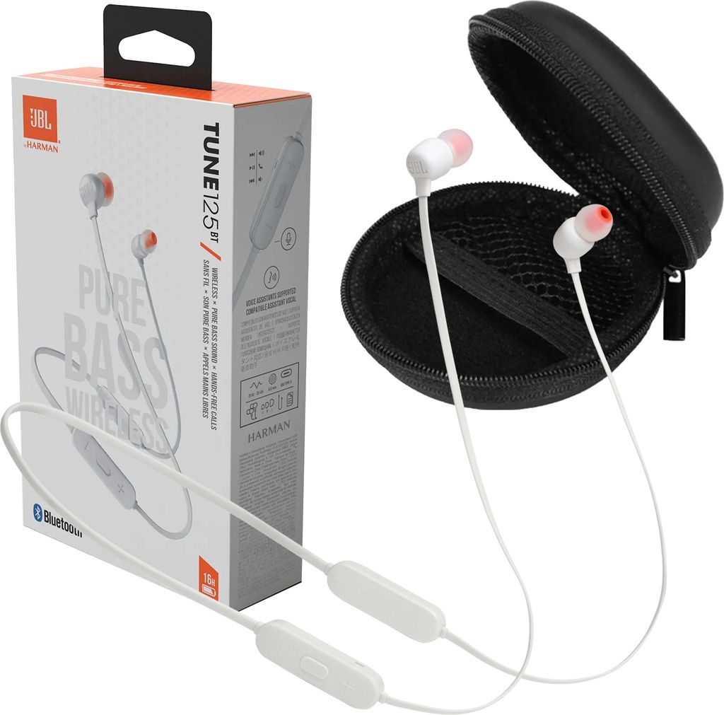 JBL TUNE 125BT Pure Bass White kabelgebundene | Kaufland.de