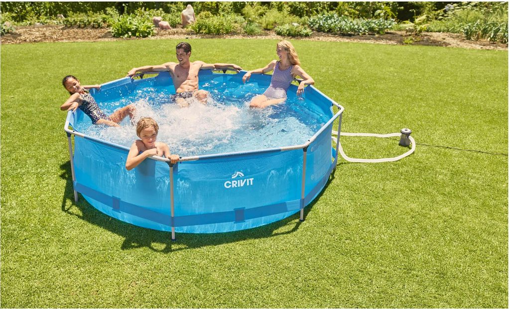 CRIVIT Metal-Frame-Pool, Ø 300 x H 76 cm, | Kaufland.de
