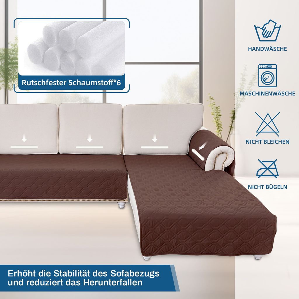 2 Stück L-Form Wasserdichte Sofaschoner, Sofa | Kaufland.de