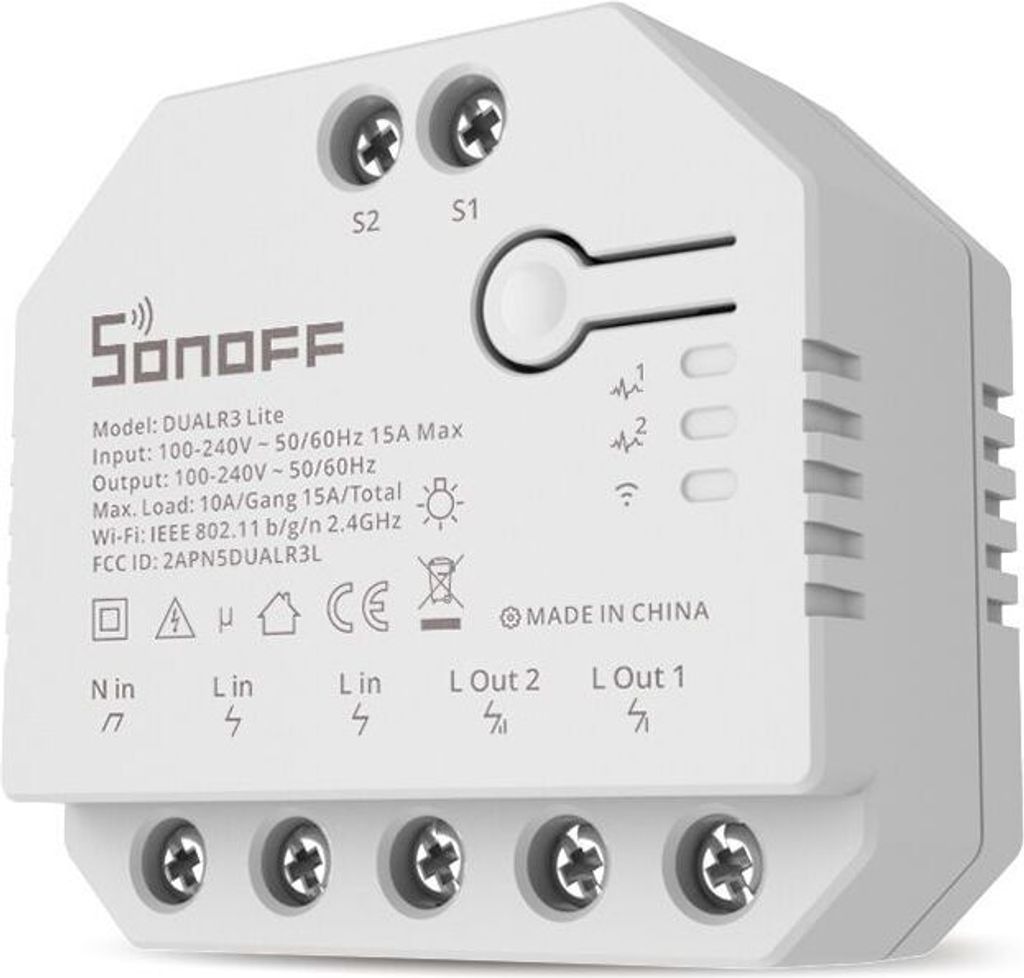 Komutátor smart WiFi Sonoff Dual R3 Lite | Kaufland.sk