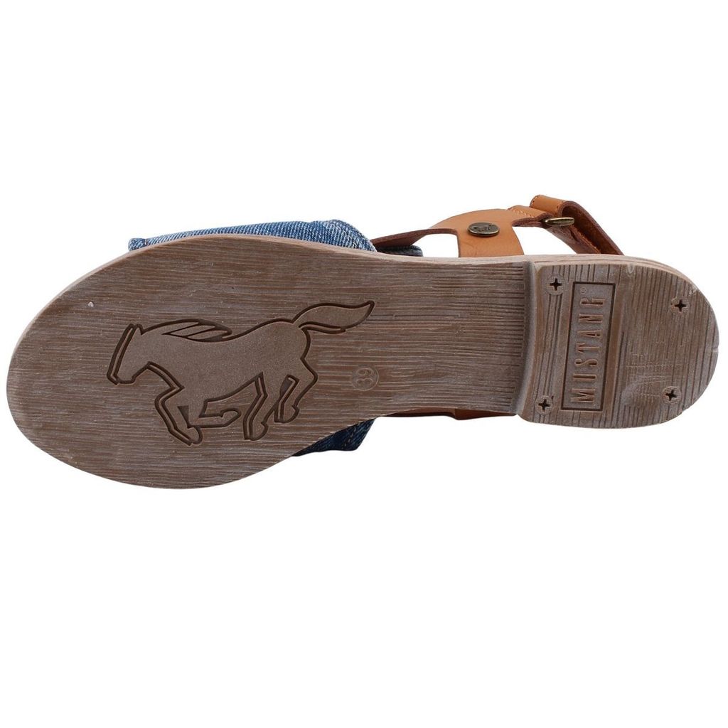 Mustang dámske sandále denim blue | Kaufland.sk