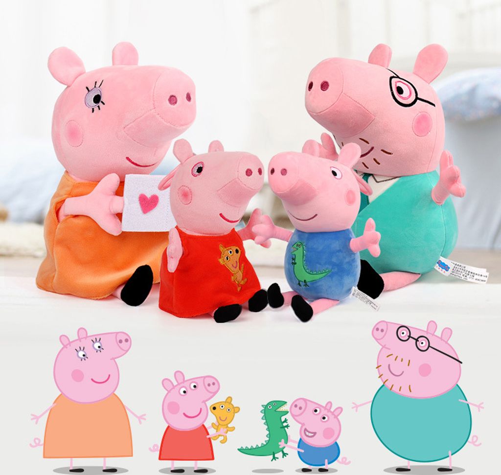4Pcs Peppa Schwein George Tier Gefüllte | Kaufland.de