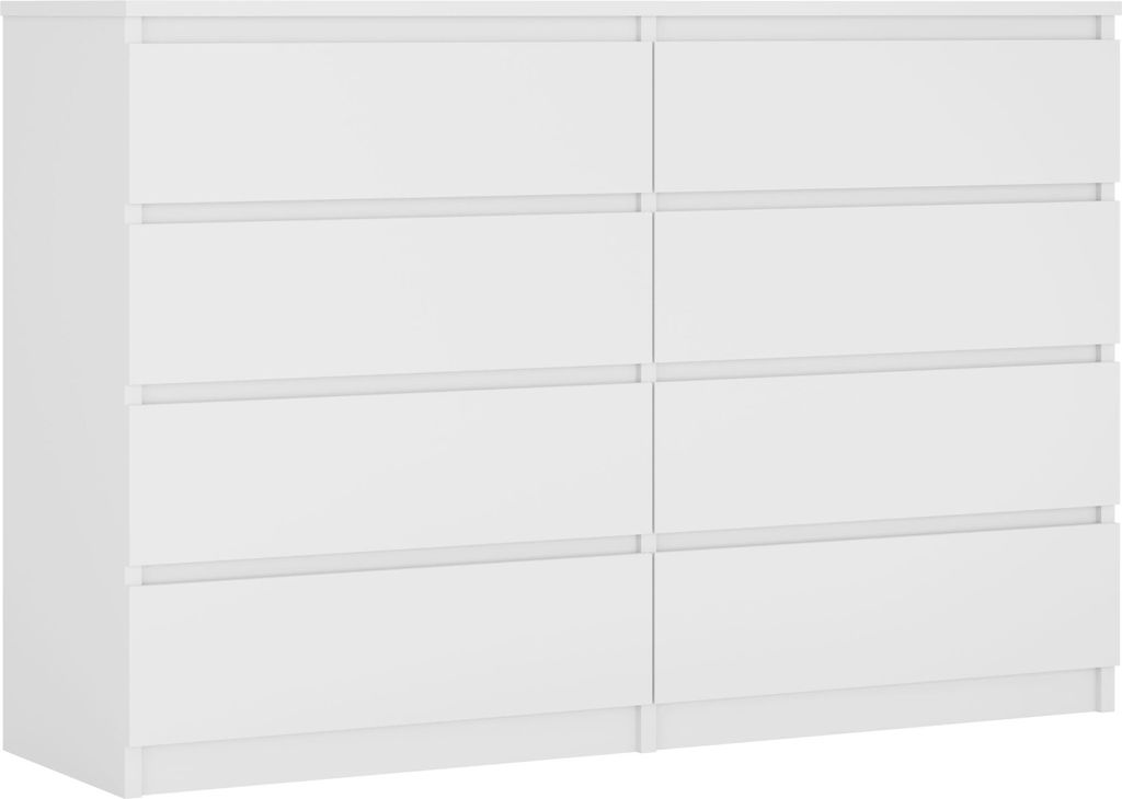 Kommode Sofia Mit 8 Schubladen In Wei 223 Breite 135 Cm Loft24 De