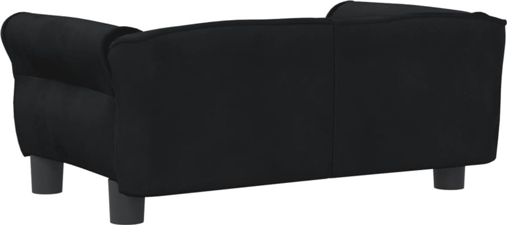 vidaXL Hundebett Schwarz 70x45x30 cm Samt | Kaufland.de