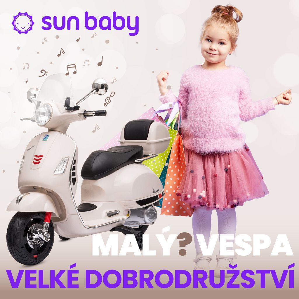 Vespa elektrický skútr od 3 let elektrické | Kaufland.cz