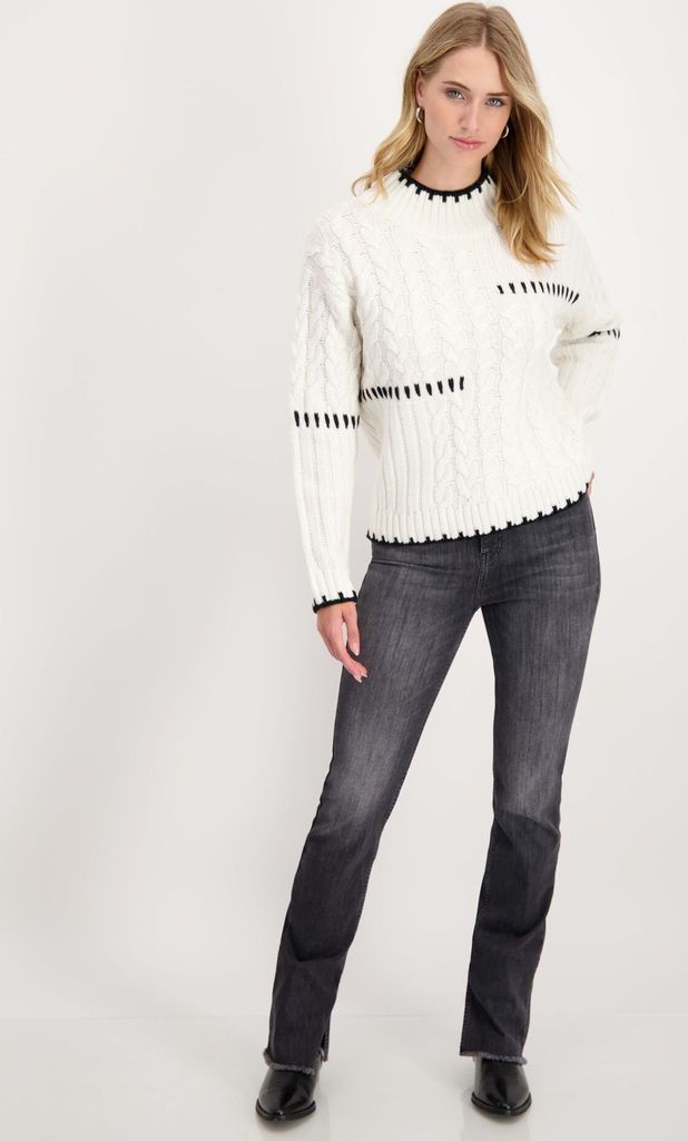 Monari - Damen Pullover mit Struktur Mix | Kaufland.de