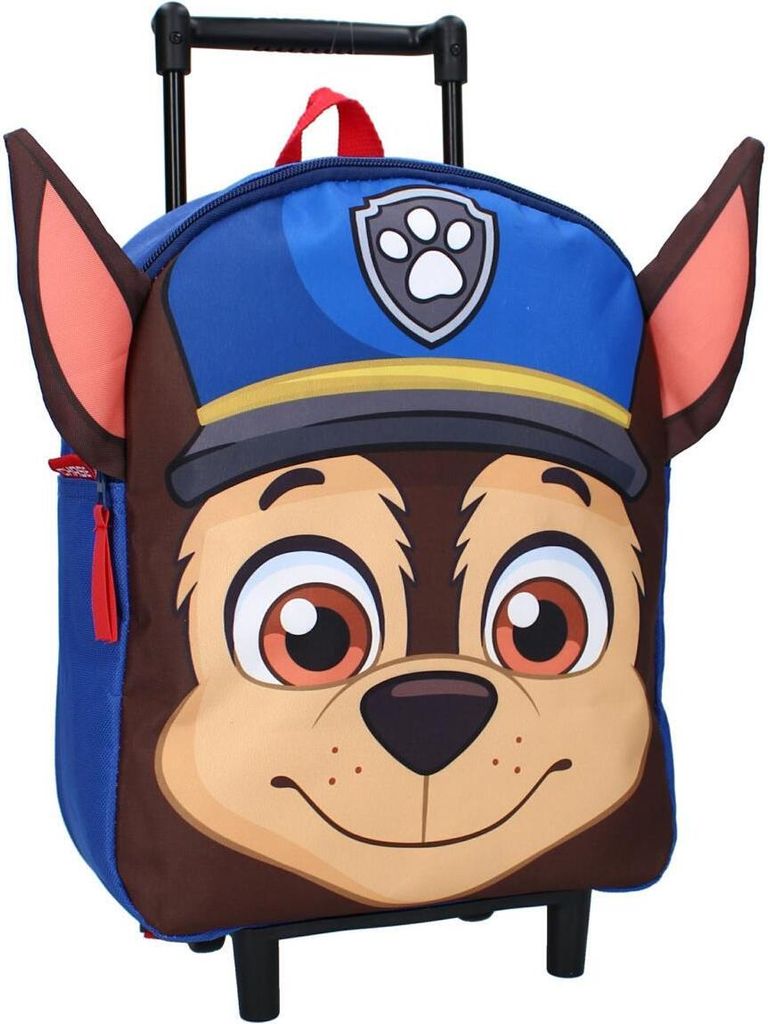 Children's Pull Behind Bag Paw Patrol Go Pups Go Trolley Backpack ...