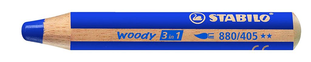 Pastelka STABILO Woody 3v1 modrá | Kaufland.cz