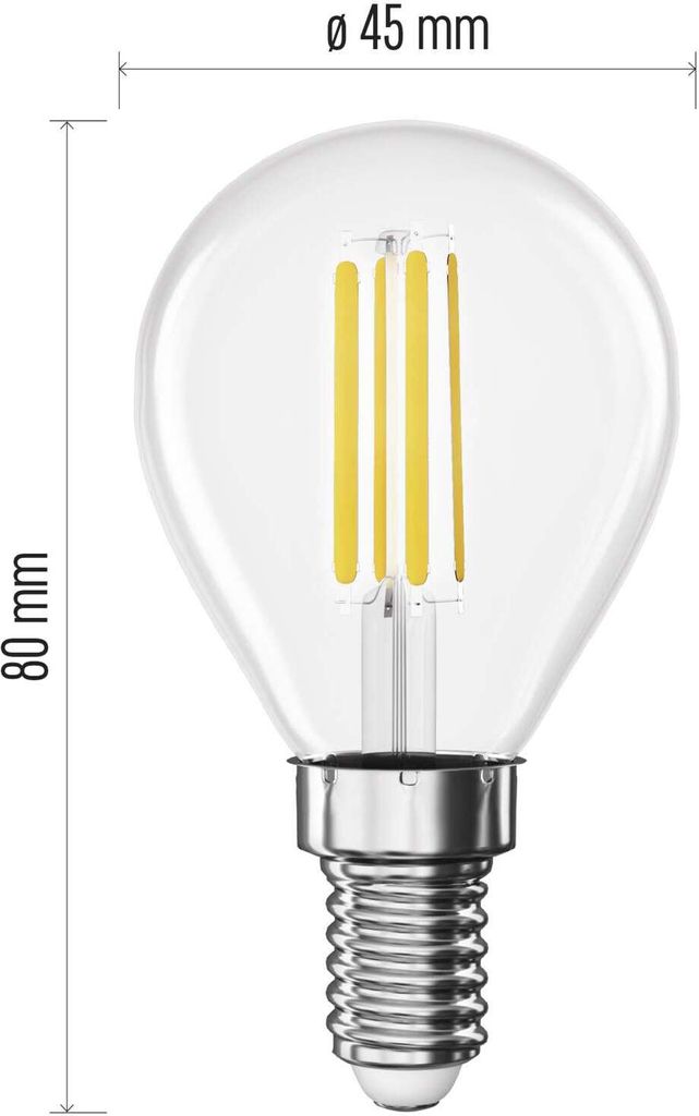 EMOS LED Lampe Edison Mini Globe, 3,8W Ersatz | Kaufland.de