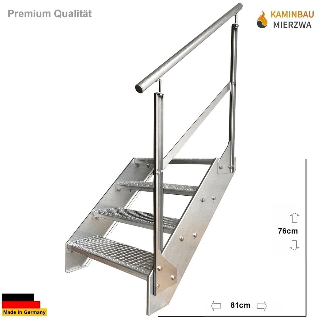 Kaminbau Mierzwa Premium Stahl Treppe | Kaufland.de