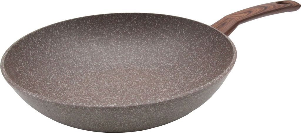 Steuber STONEWOOD Wok Ø 30 cm für öl- und fettfreies
