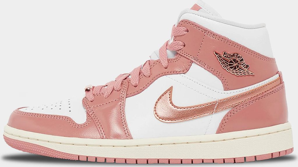 Nike Air Jordan 1 Mid Rosa Stardust Rosa Pastello - 37,5