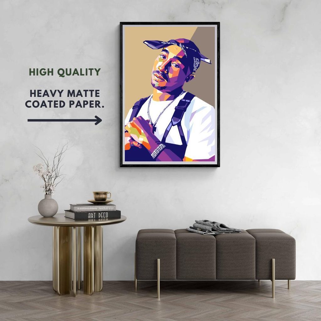 Tupac Poster - Rapper Poster - Pop Art Poster | Kaufland.de