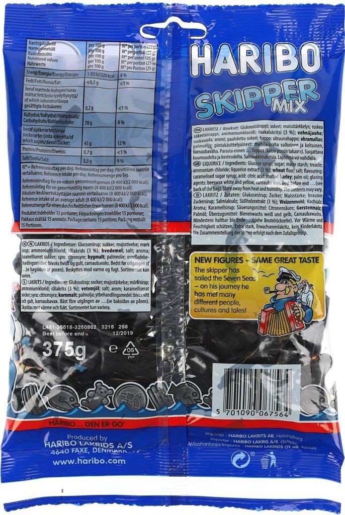Haribo Skipper Mix 375g Lakritze | Kaufland.de