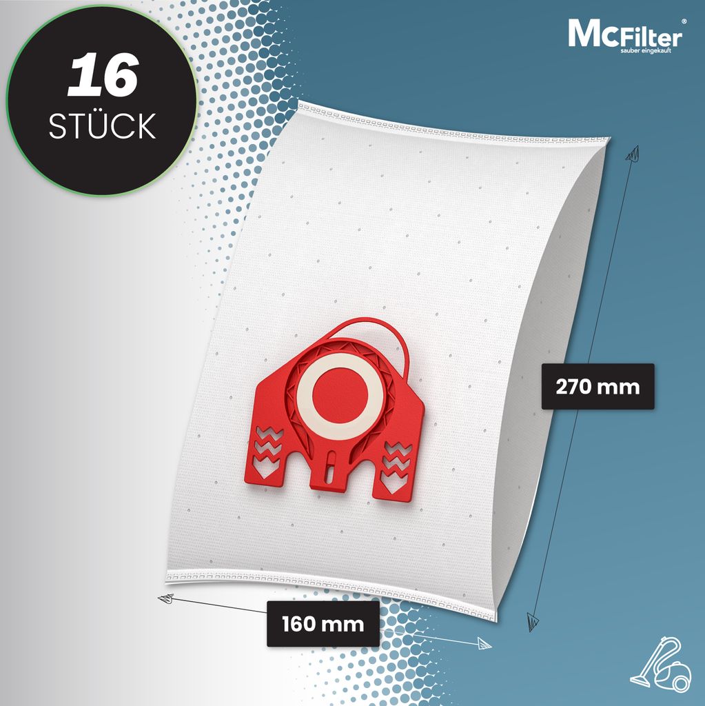 McFilter | 16 Staubsaugerbeutel geeignet für | Kaufland.de