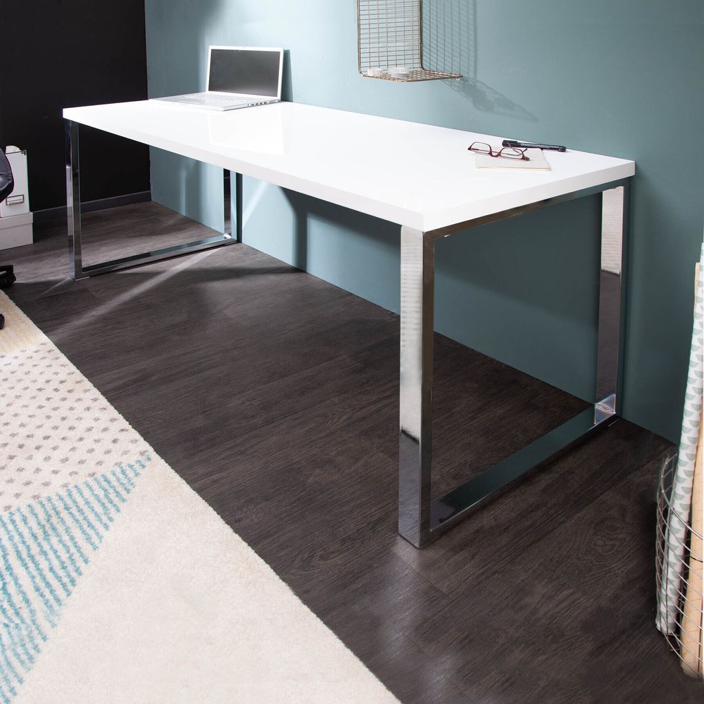 White desk 150cm store