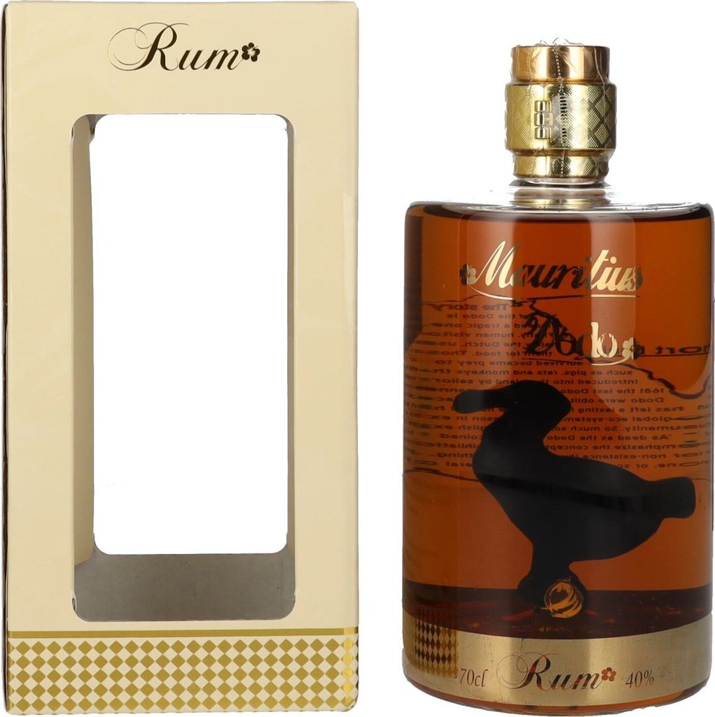 Mauritius Dodo Gold Rum 40% Vol. 0,7l in Geschenkbox Rum